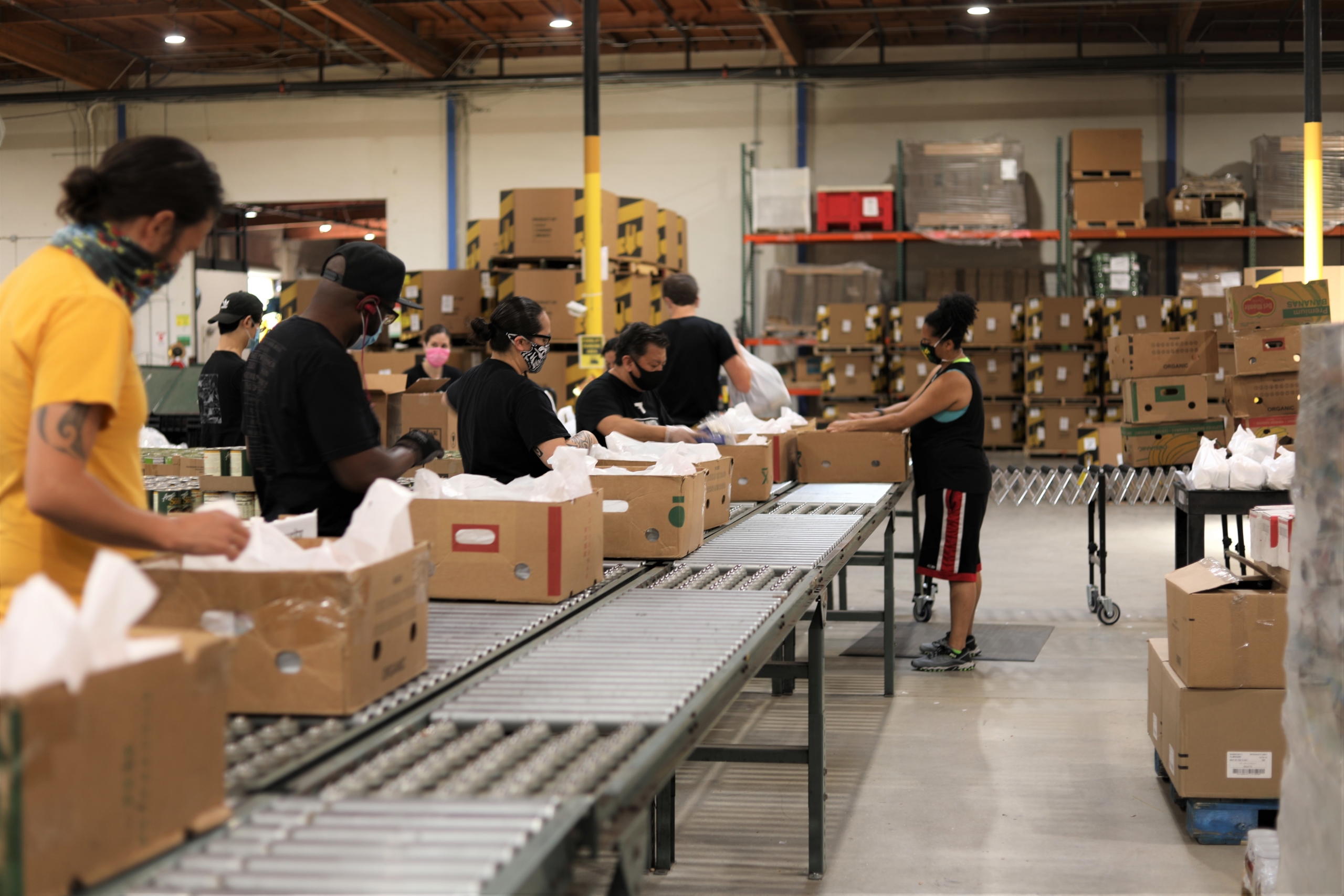 Assembly line - Alameda County Community Food Bank
