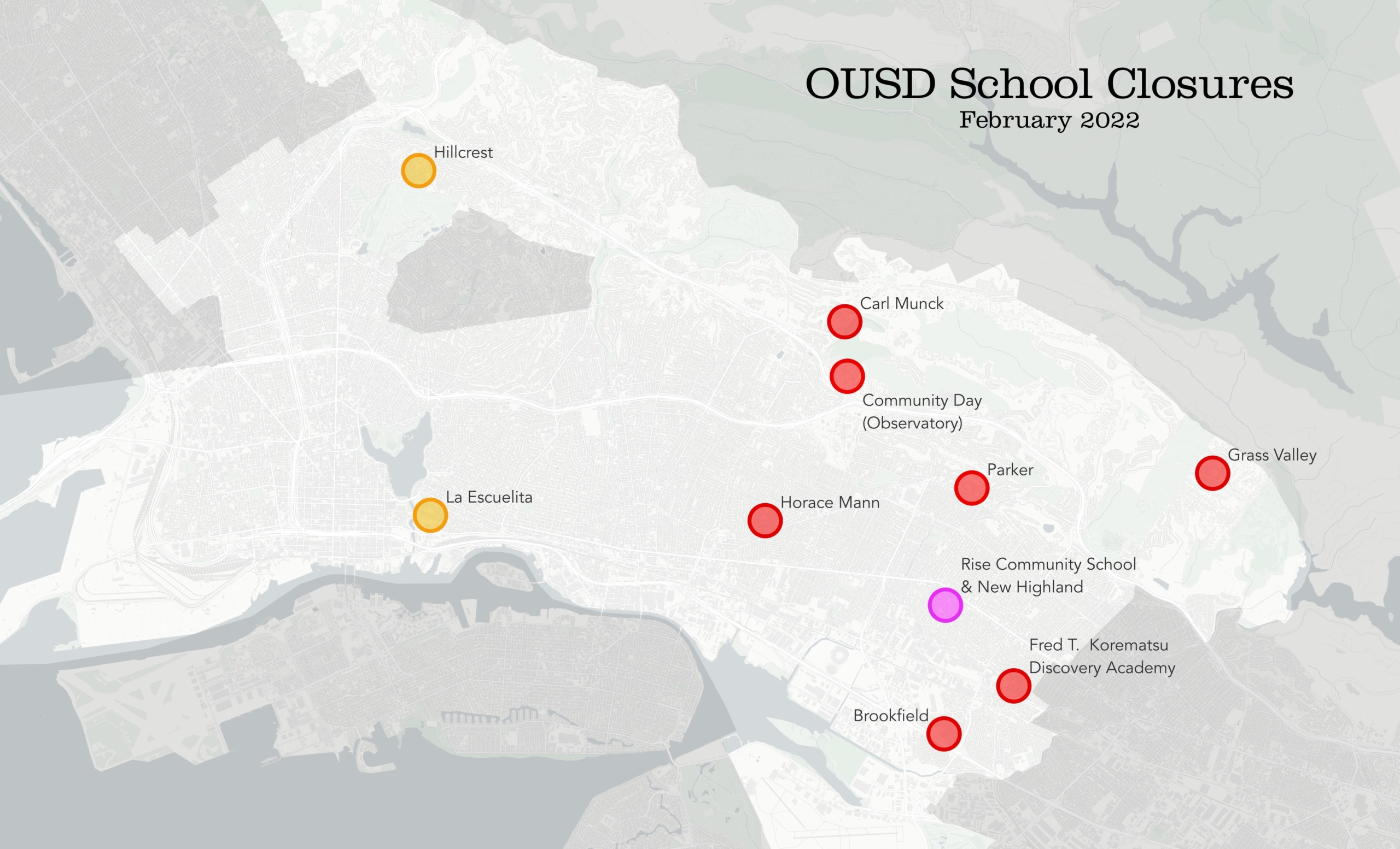 OUSD Closures - Alameda County Community Food Bank